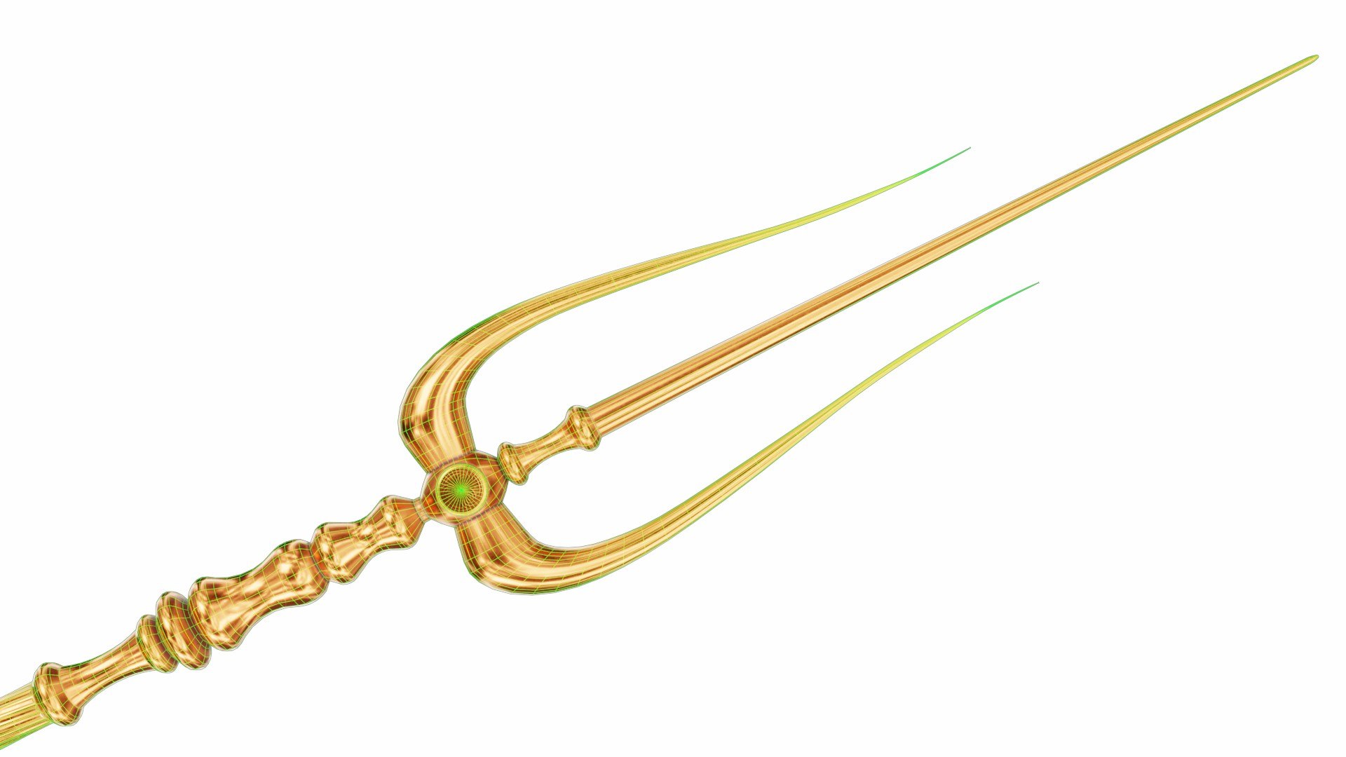 3D Model Carved Trident - TurboSquid 2468737