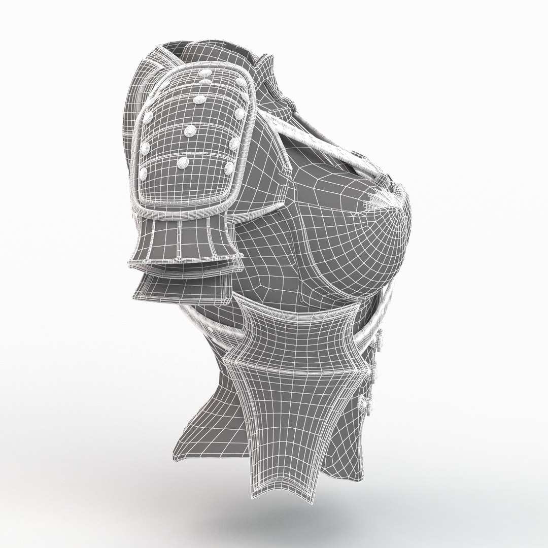 Female Armour 3d Model