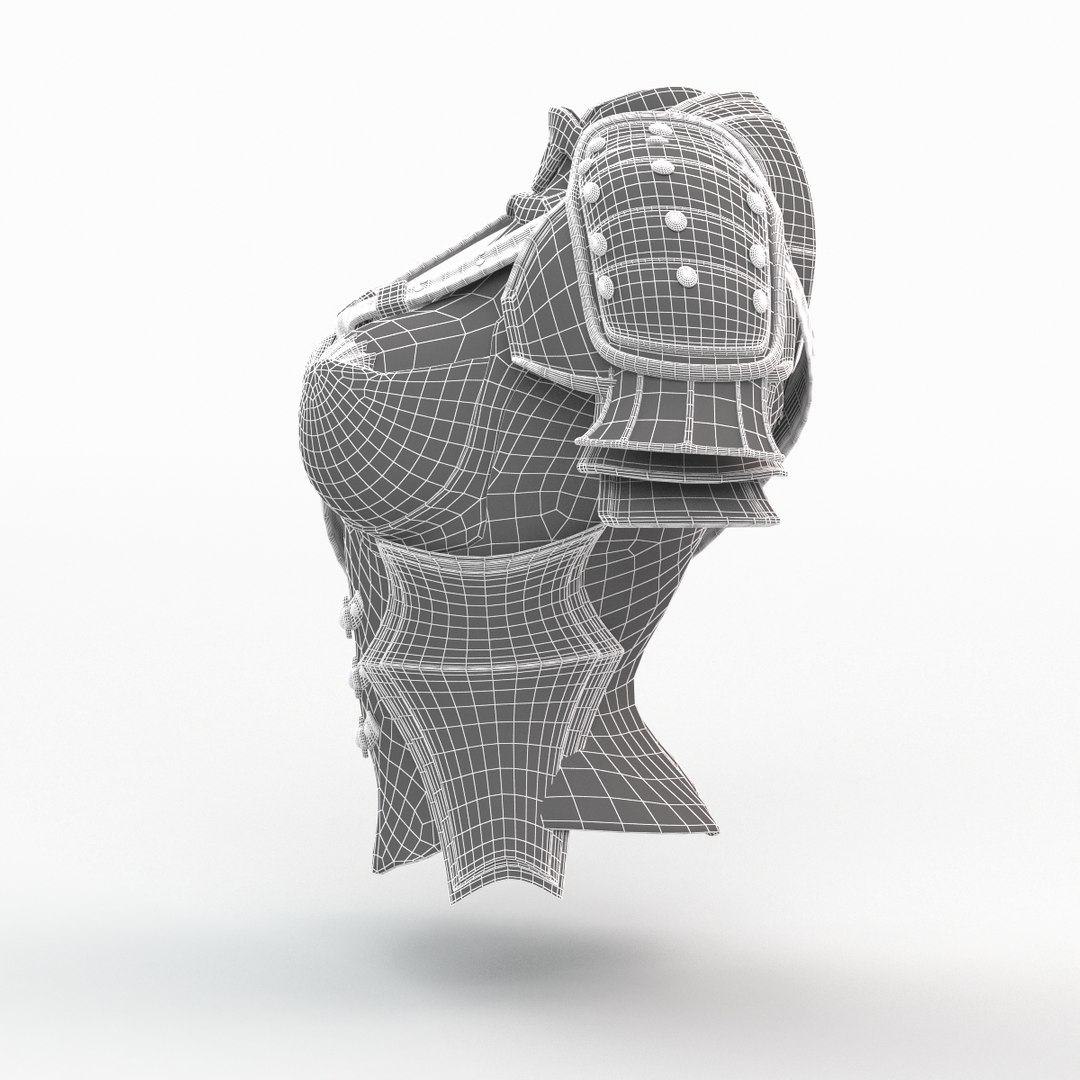 Female Armour 3d Model