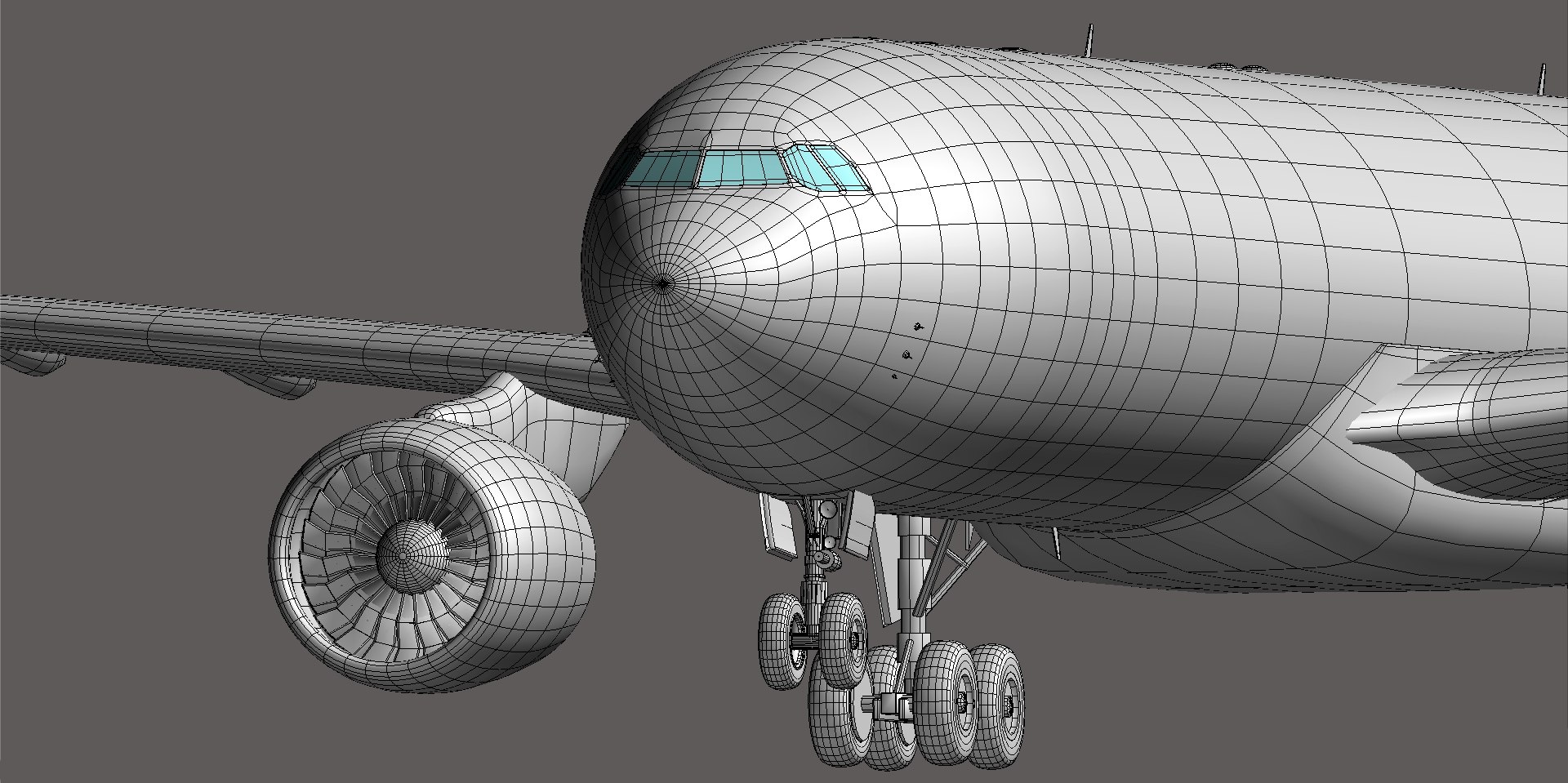 3d Model Airbus Air Asia