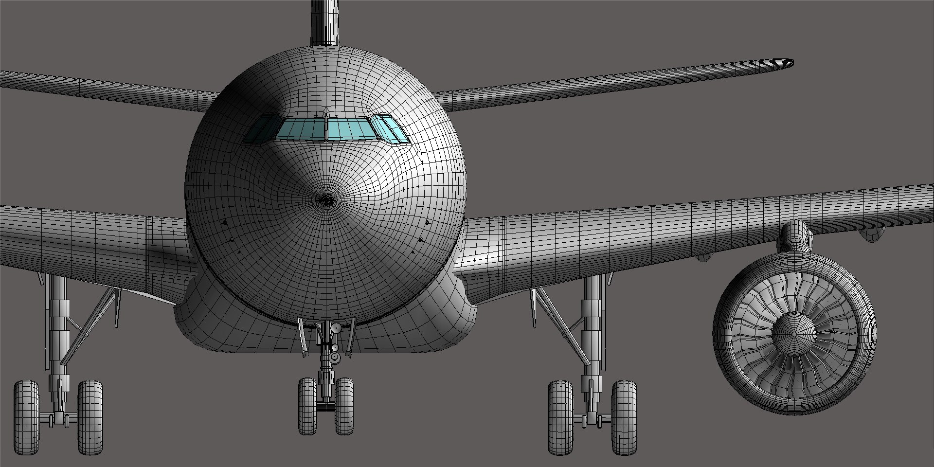 3d Model Airbus Air Asia