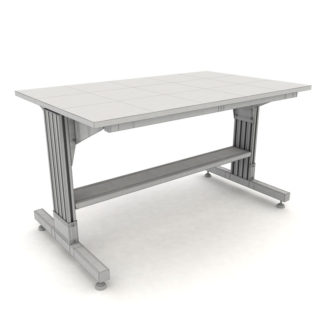 Free 3D Model Adjustable Working Table - TurboSquid 1411898