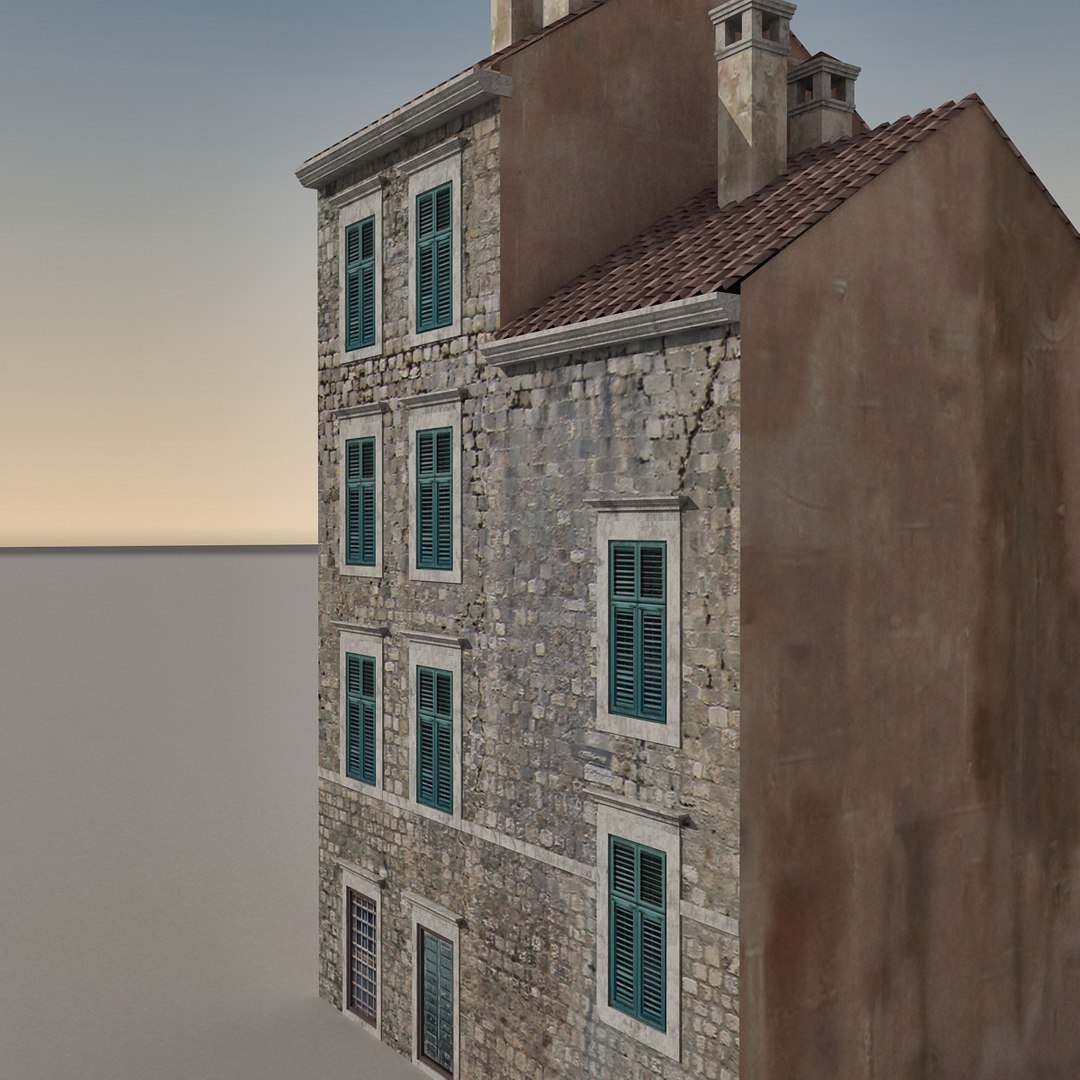 3d building italian model