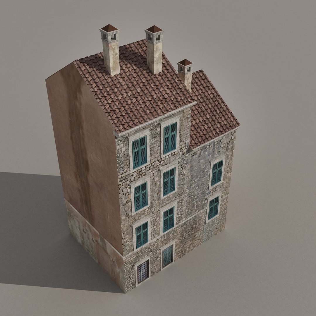 3d building italian model