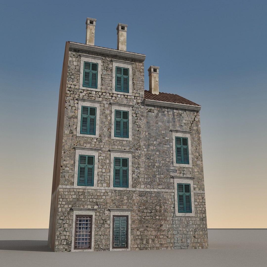 3d building italian model