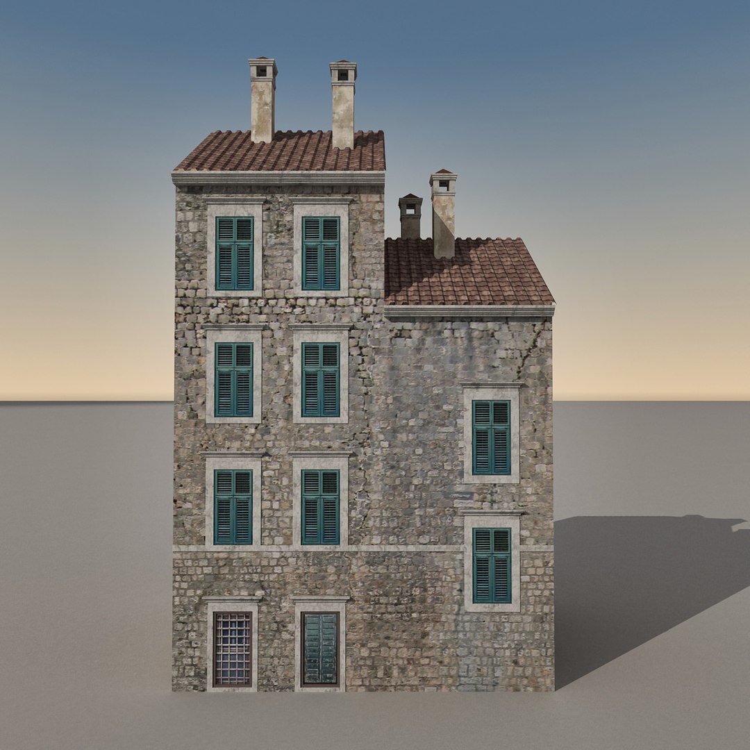 3d building italian model