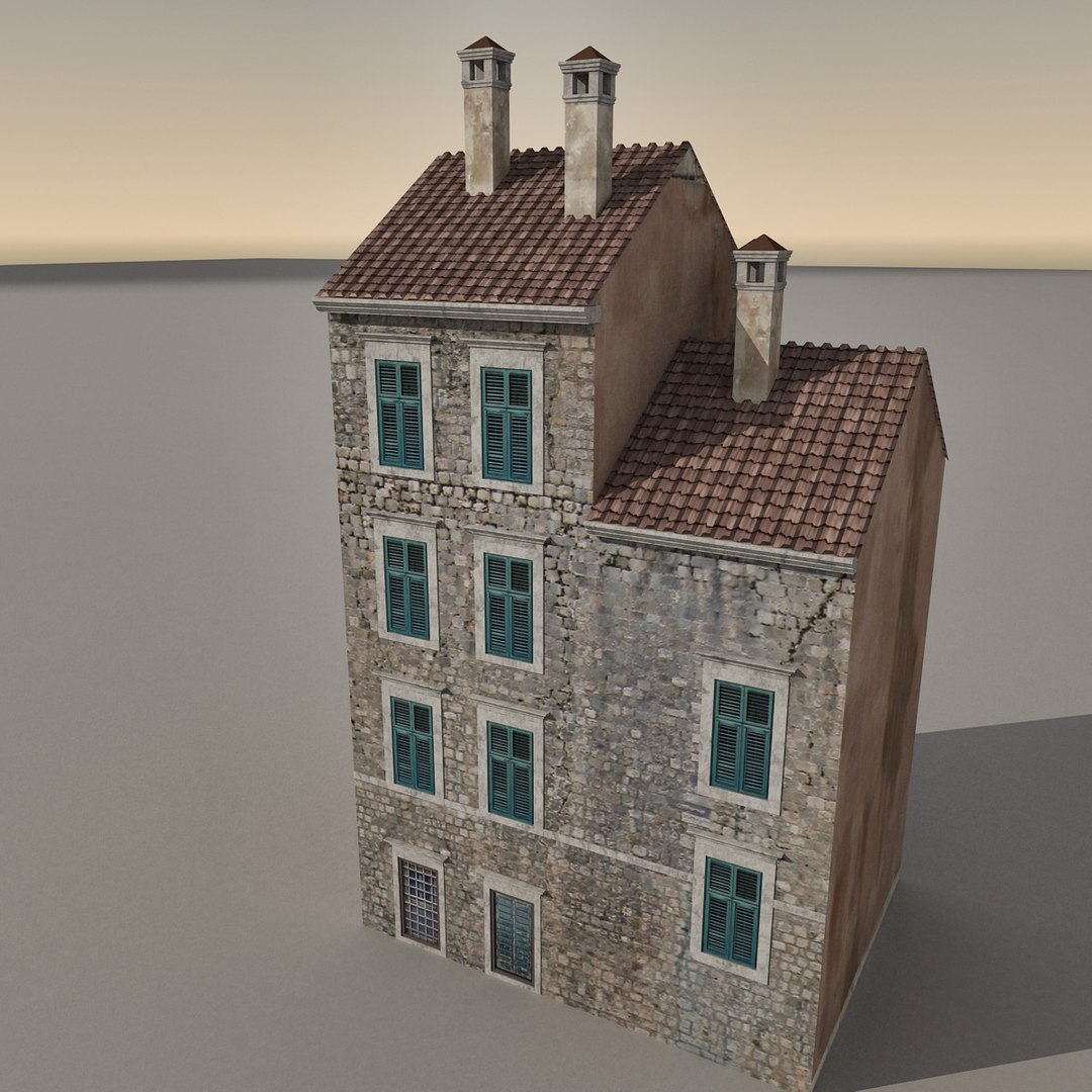 3d building italian model