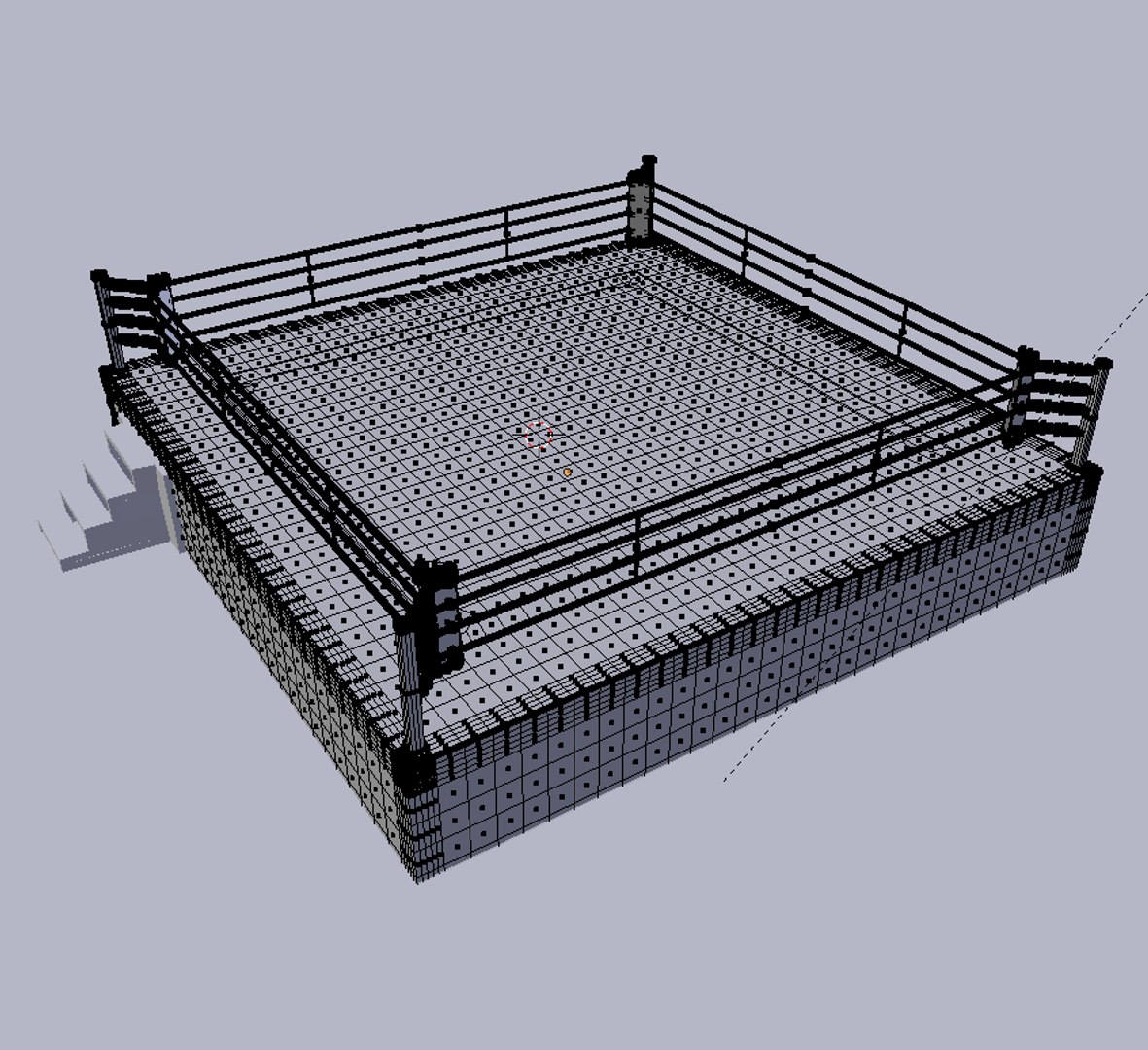 Boxing Wrestling Ring Model - TurboSquid 1277022