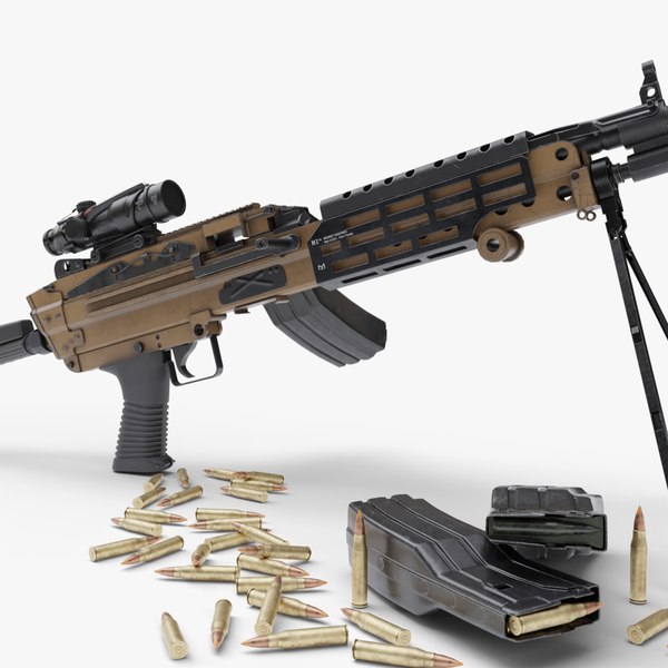 M249 - Lekki karabin maszynowy - Siły specjalne - Trijicon ACOG ...