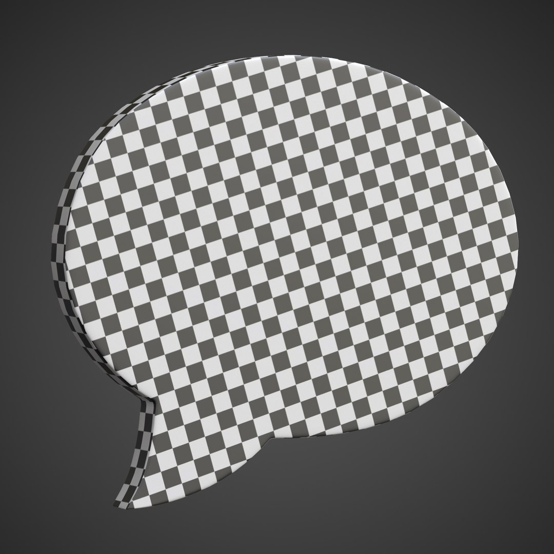 3D Chat Icon Model - TurboSquid 1864566