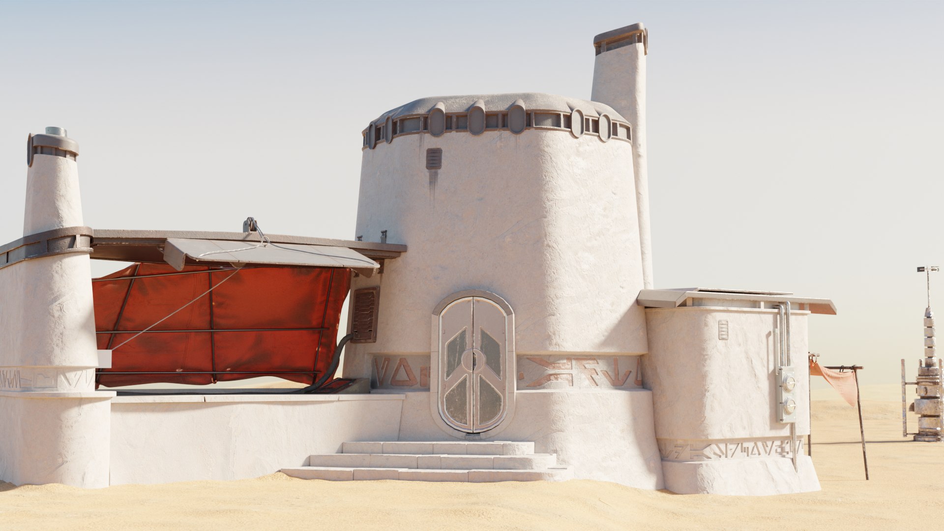 Star Wars Tatooine Merchant Building 3D Model Model - TurboSquid 1934609