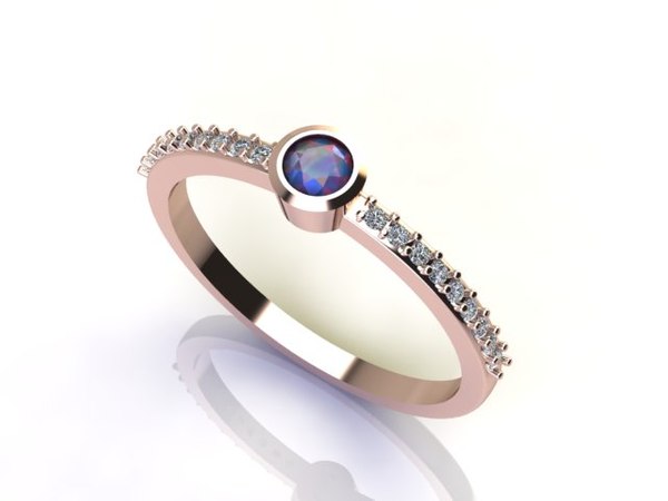 3D bazel ring diamond model - TurboSquid 1167275