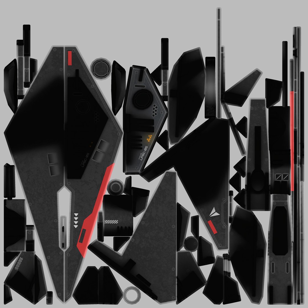 3D Low Poly Spacecraft - TurboSquid 2390602