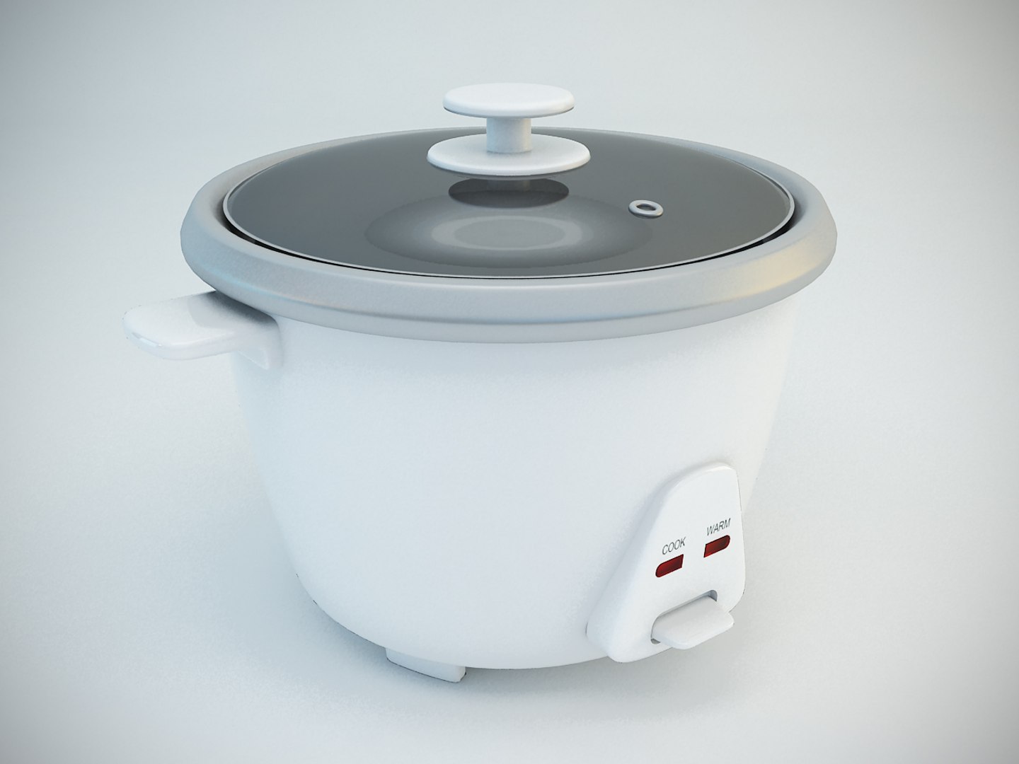 Rice Cooker Typical 3d Model