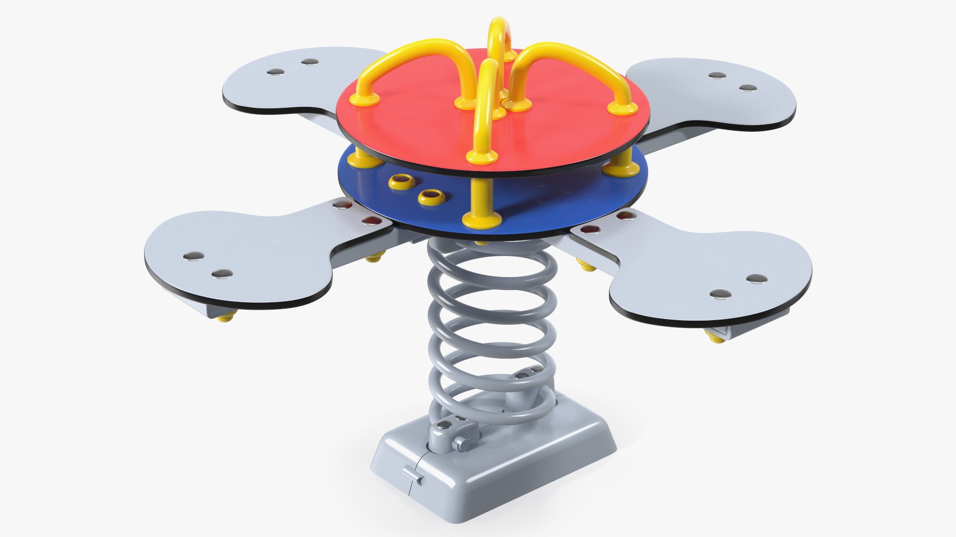 Outdoor Playground Flower Springer Model - TurboSquid 2073154