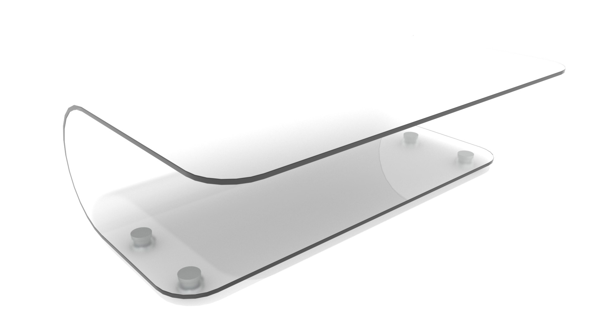 3D Minimalist Curved Glass Bend - TurboSquid 1262688