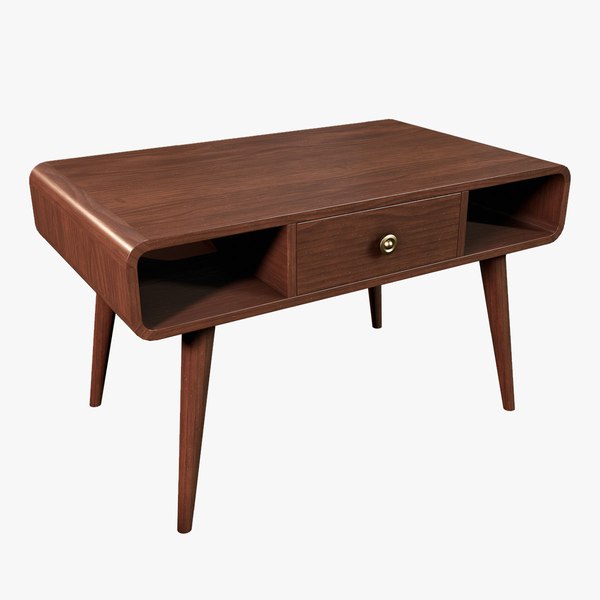 modelo 3d Curved Table - TurboSquid 2071273