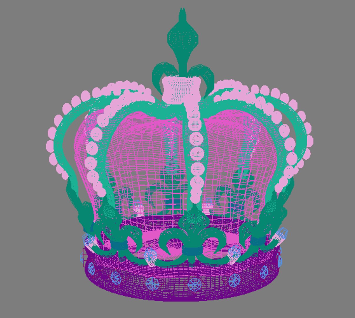 3d Crown Loader Model