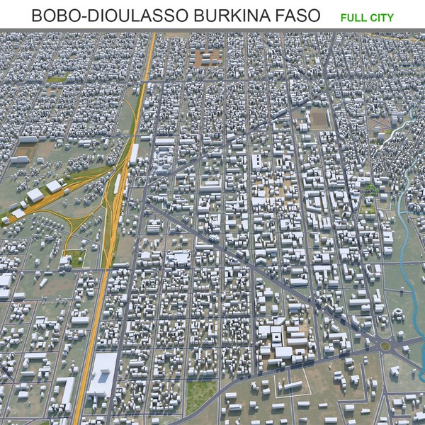 modelo 3d Bobo Dioulasso Burkina Faso - TurboSquid 2085016
