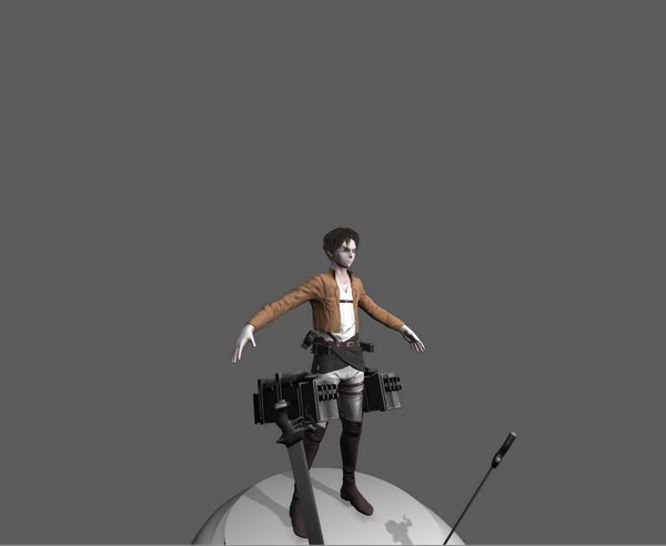 modelo 3d Eren Jaeger (de Attack on Titan) - TurboSquid 1143725