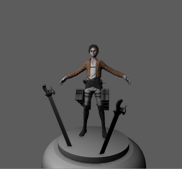 Eren jaeger attack titan 3D model | 1143725 | TurboSquid