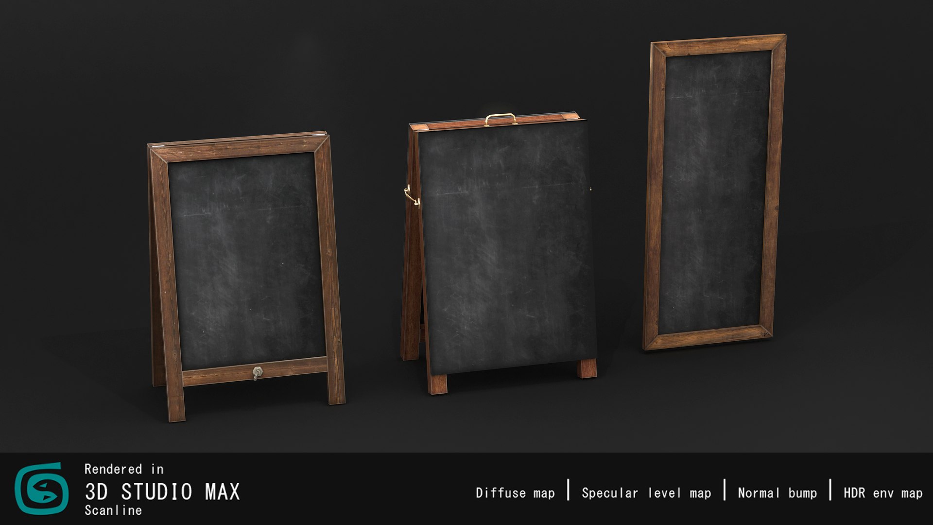 3D Menu Boards - TurboSquid 1245414