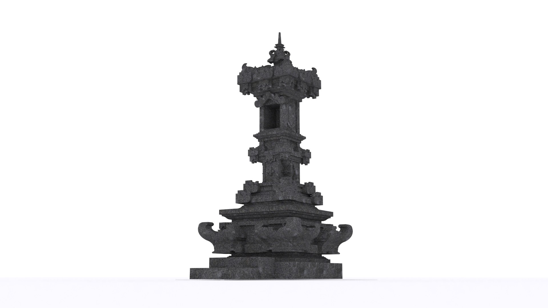 Merajan family bali temple model 3 3D model - TurboSquid 2098757