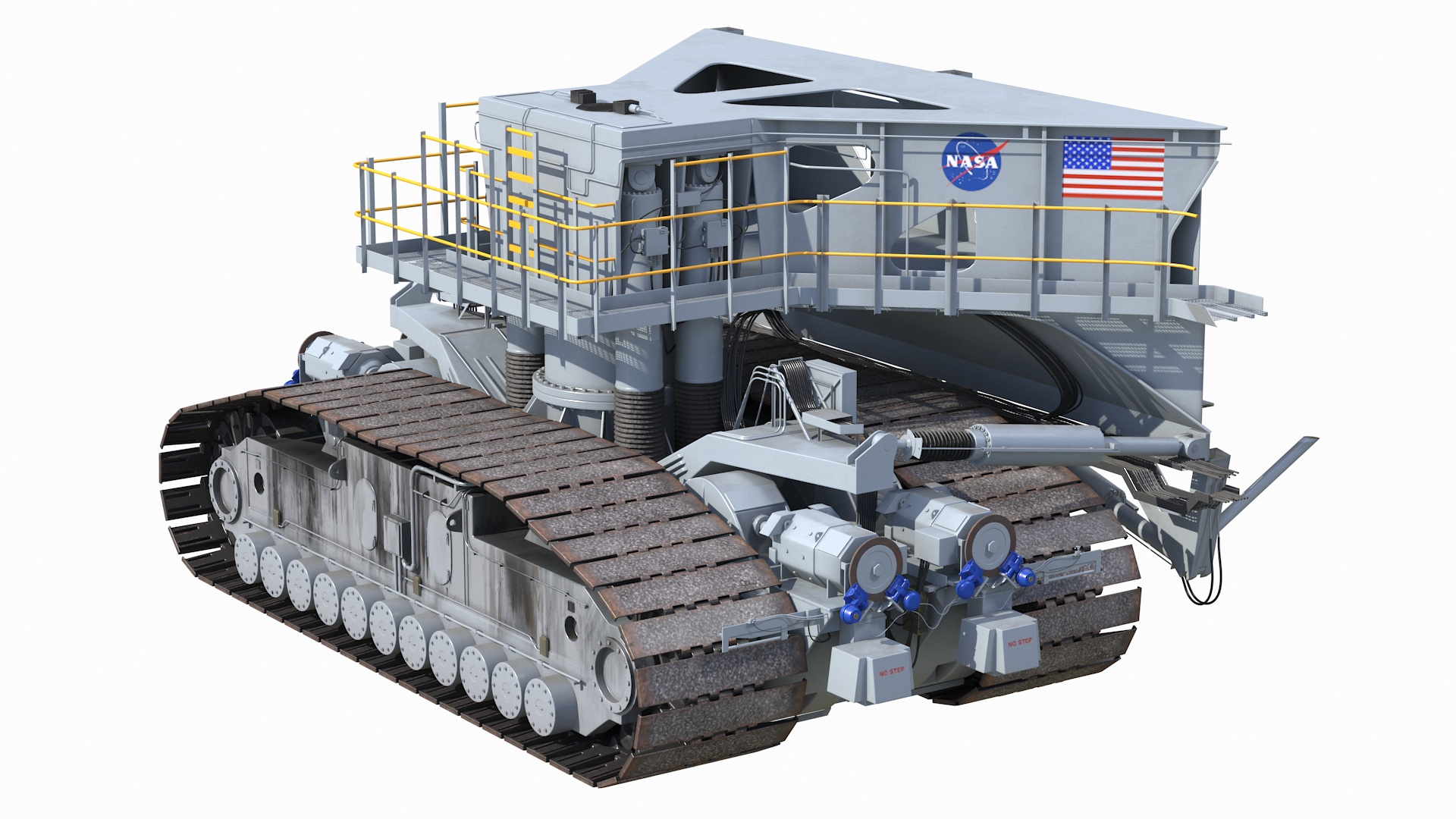 Nasa Crawler Treads Space Shuttle Era Crawler Transporter 1:72 Model
