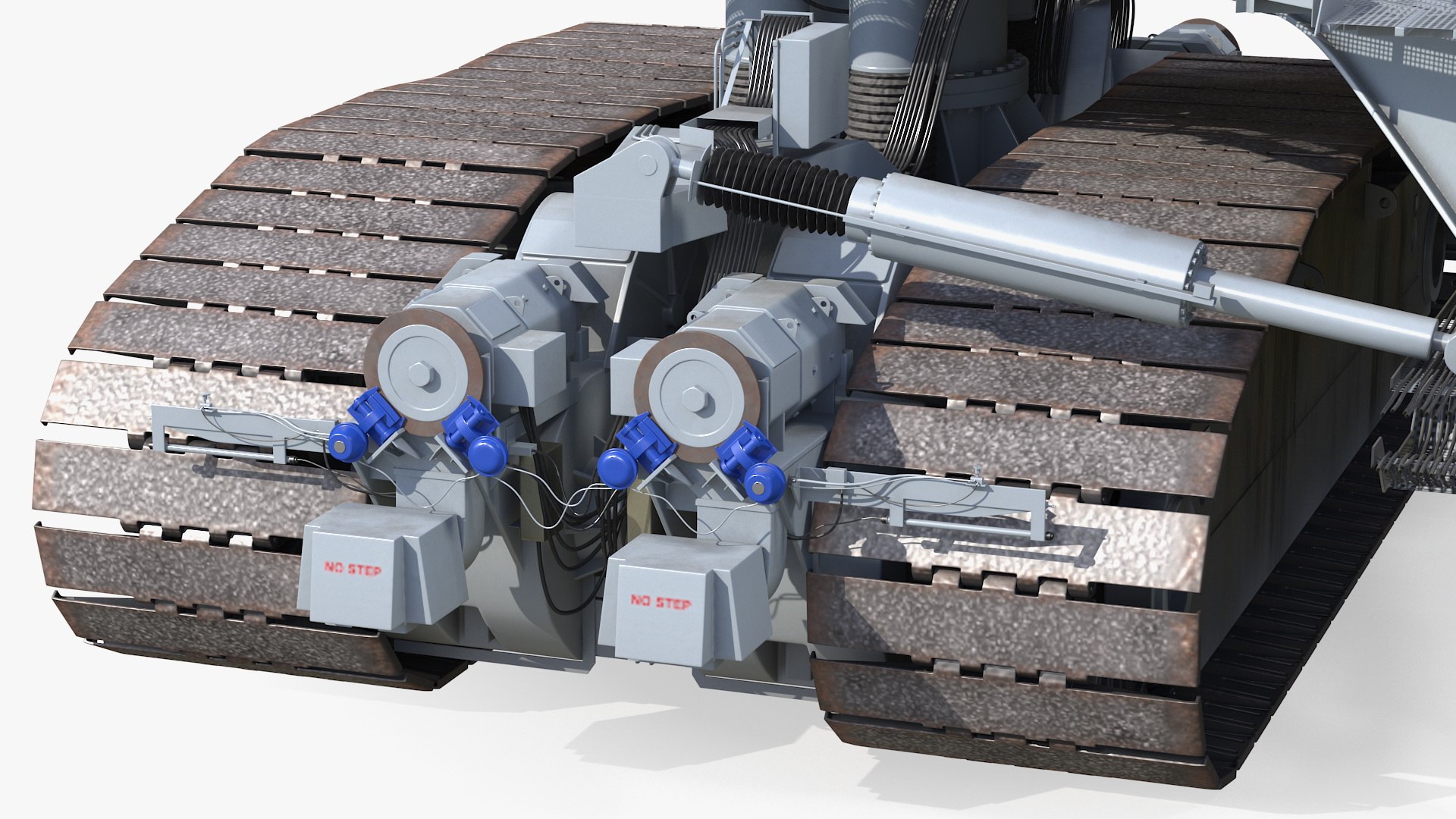 Crawler Tread Model - TurboSquid 1605519