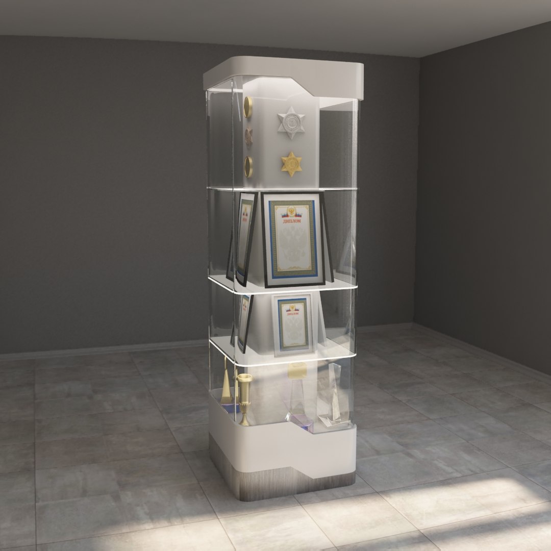 3D model showcase modern design - TurboSquid 1437496