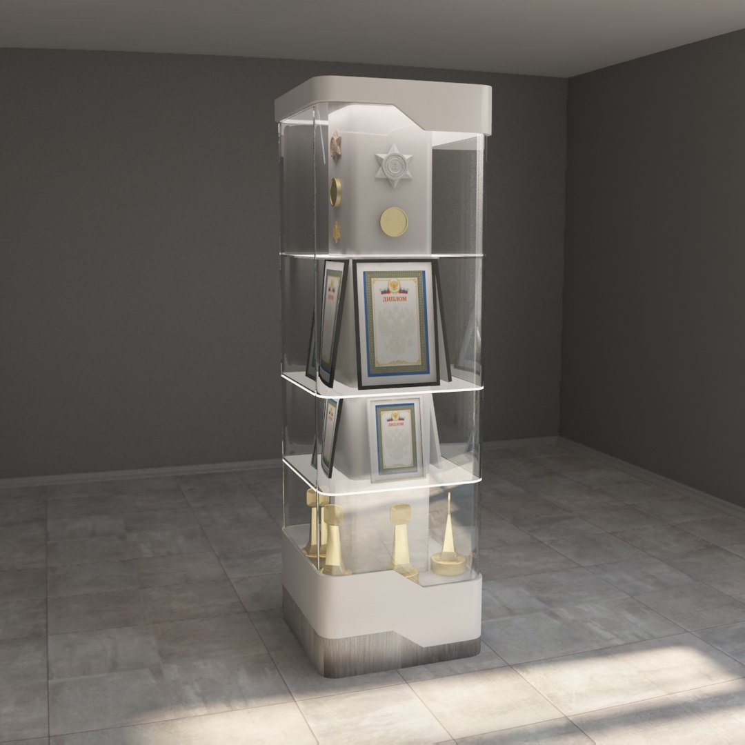 3D model showcase modern design - TurboSquid 1437496