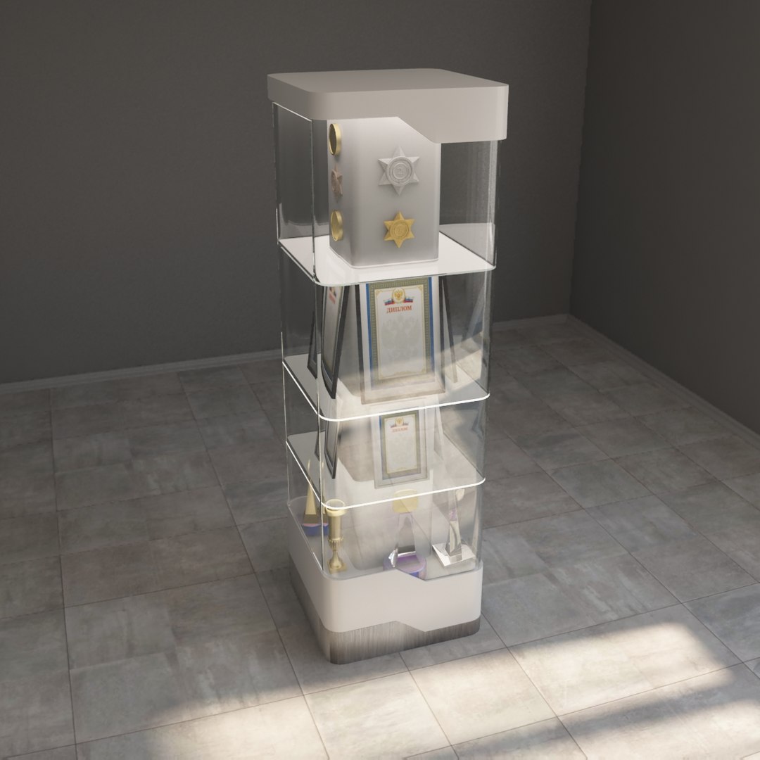 3D model showcase modern design - TurboSquid 1437496