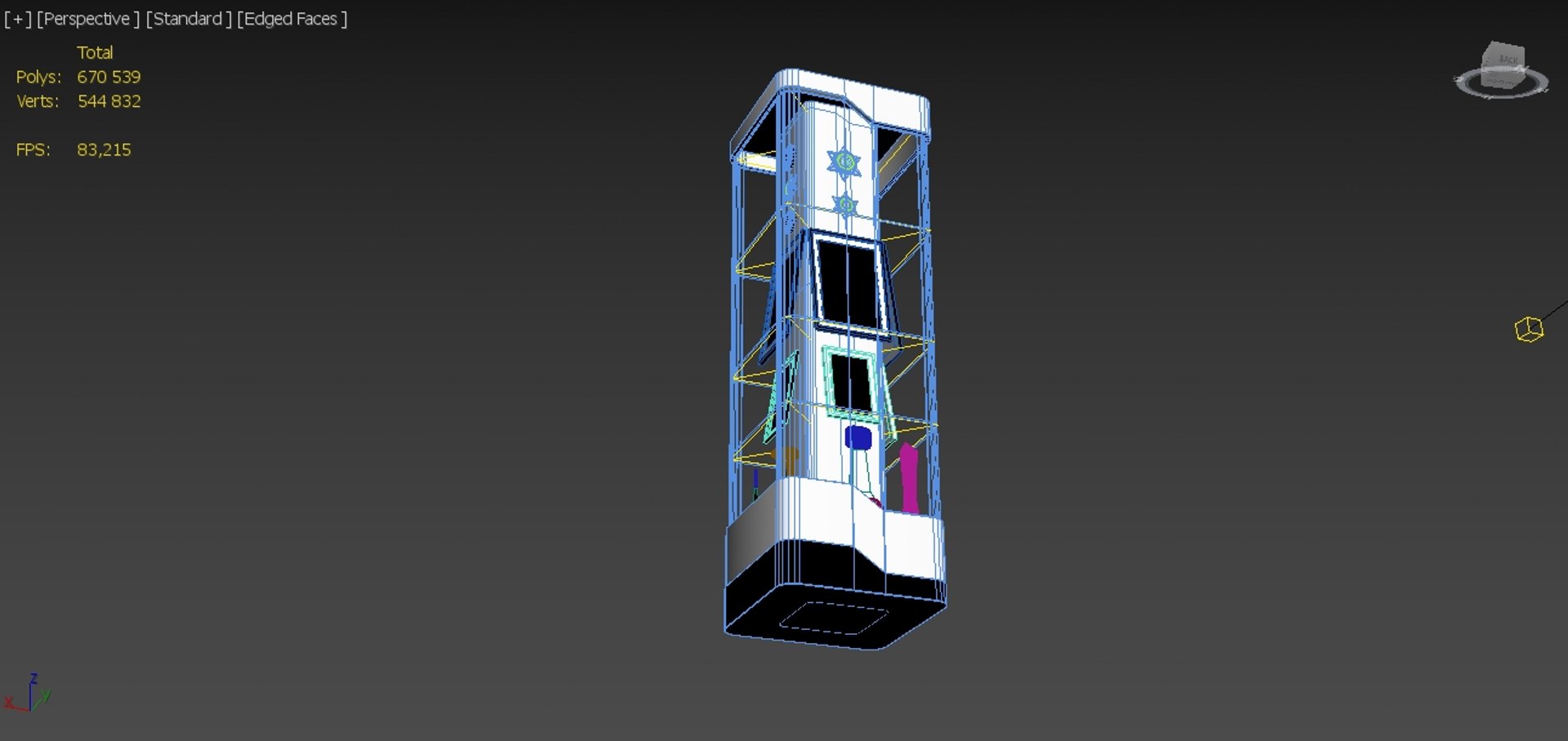 3D model showcase modern design - TurboSquid 1437496