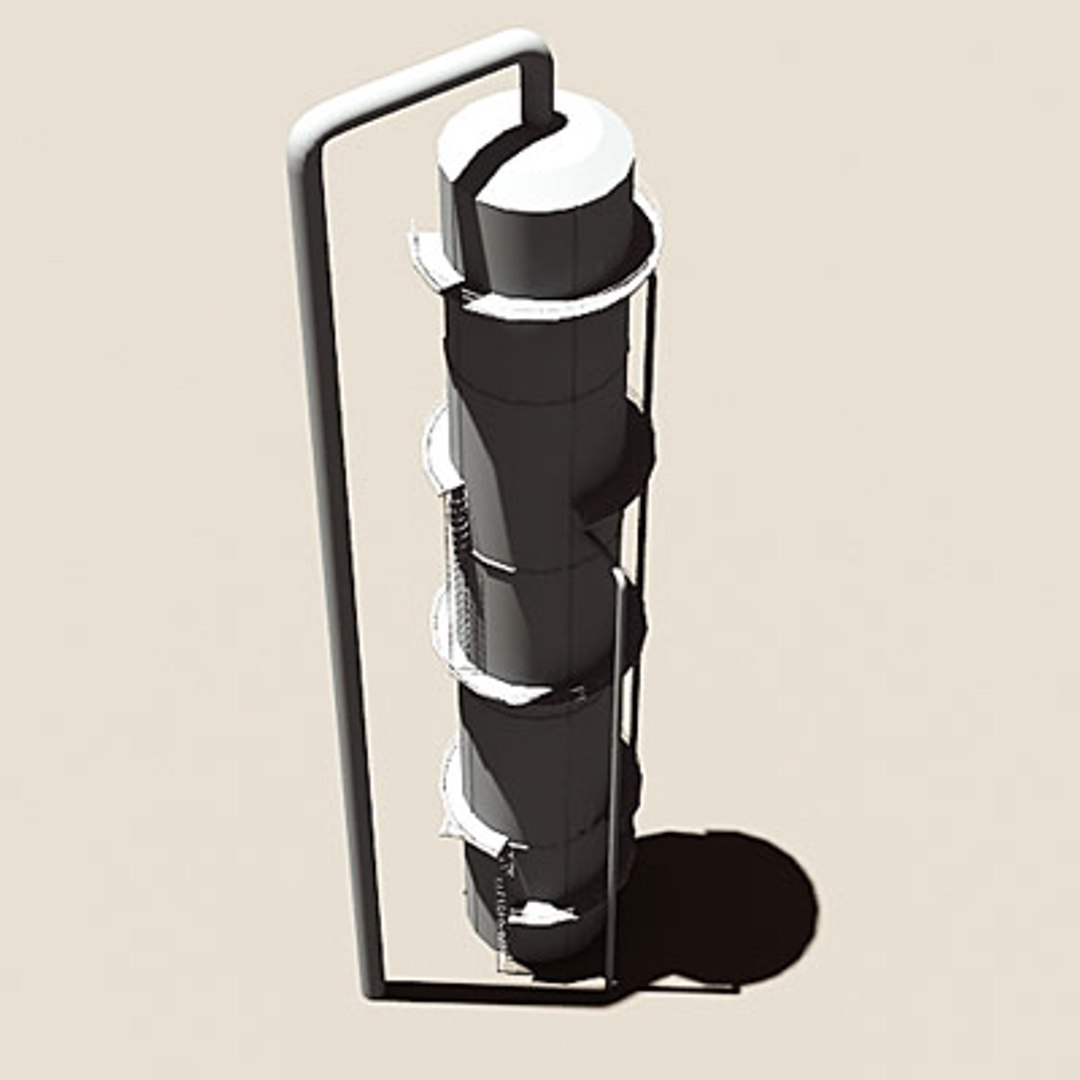 3d Industrial Silo Tank