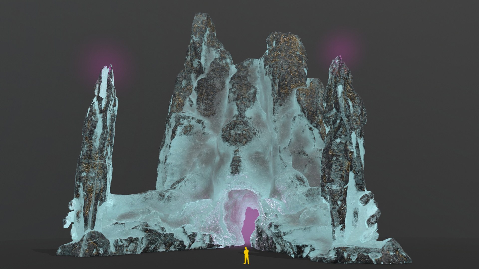 Rock Gate 3D Model - TurboSquid 2144189