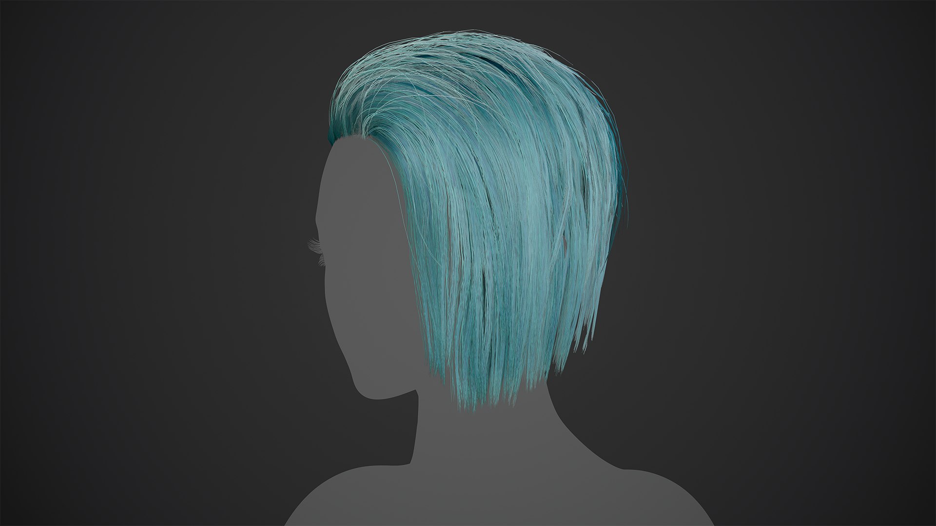 Game Real-Time Tomboy Hairstyle UE5 3D Model - TurboSquid 2255501