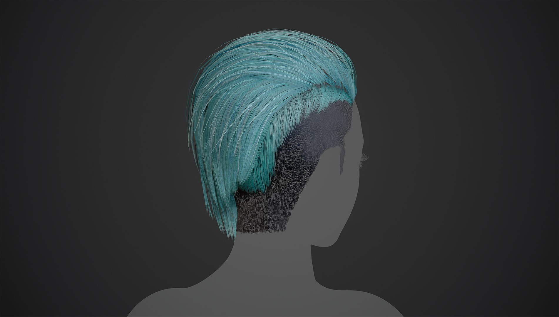 Game Real-Time Tomboy Hairstyle UE5 3D Model - TurboSquid 2255501