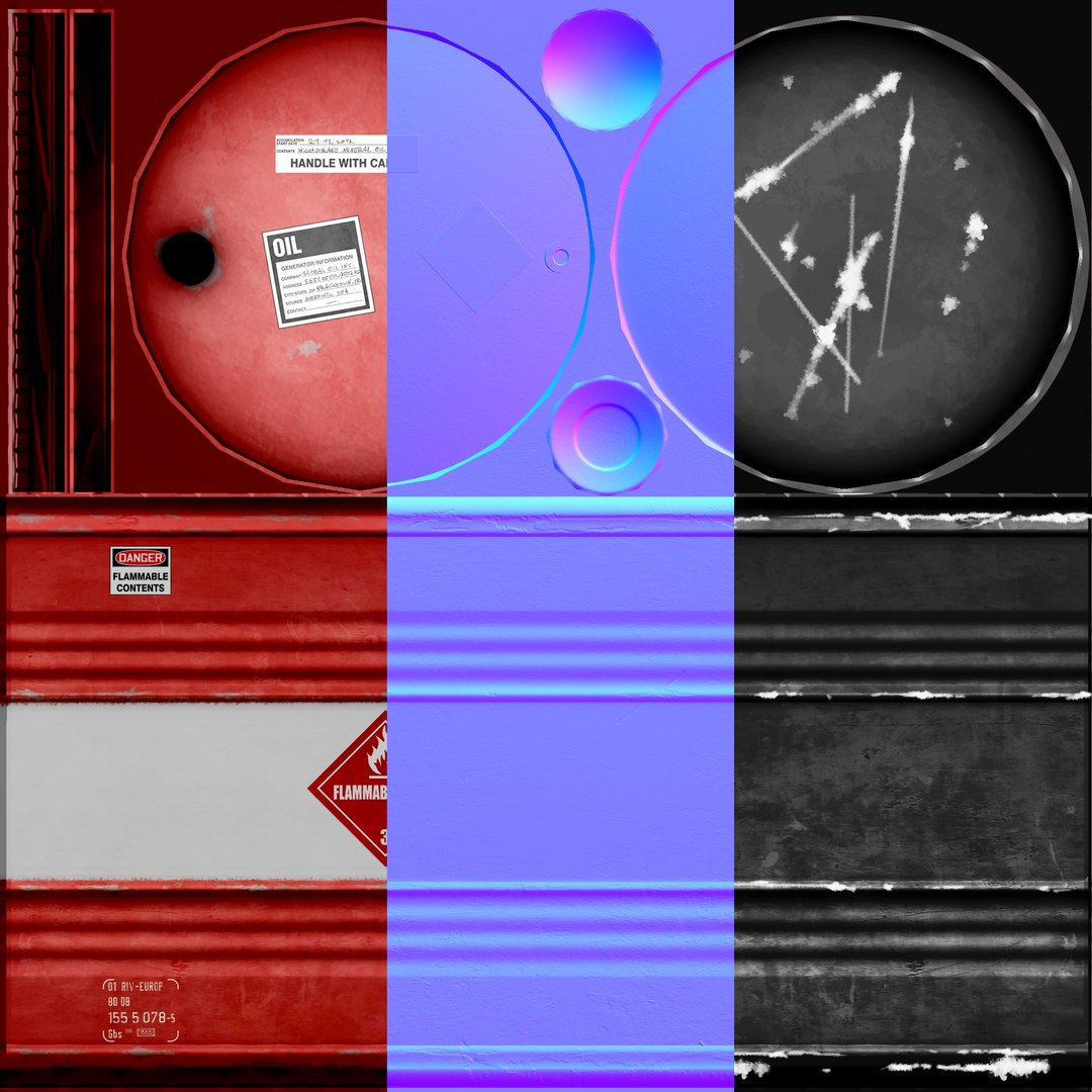 Explosive Barrel - 3d Obj