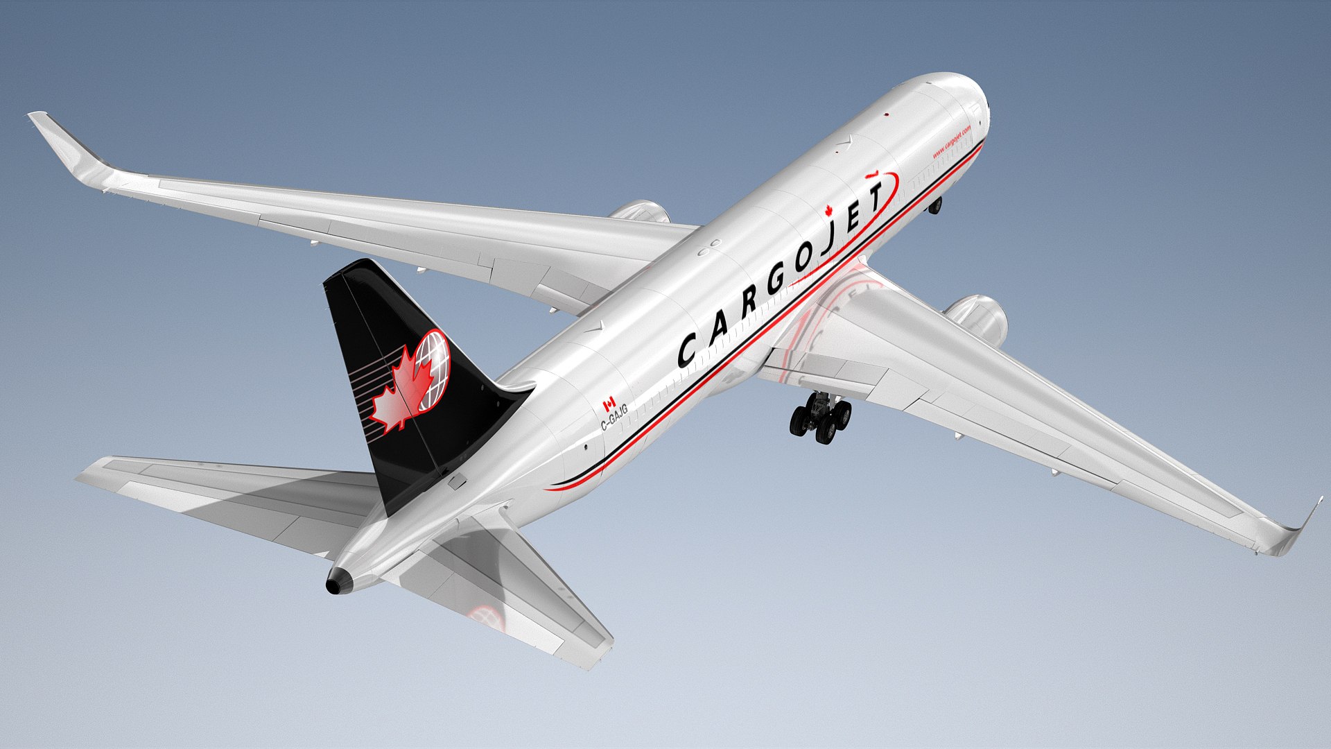 Boeing 767-300BCF Cargojet 3D Model - TurboSquid 2380106