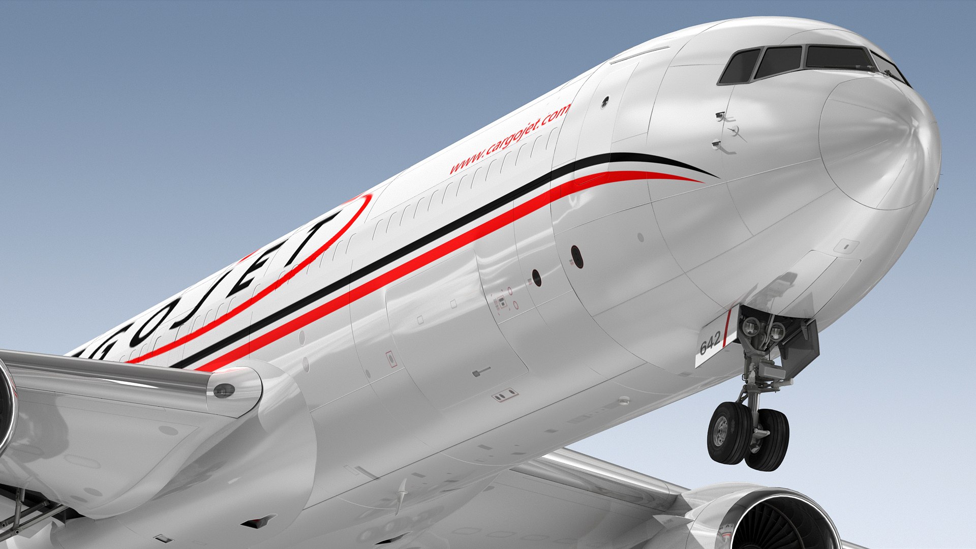 Boeing 767-300BCF Cargojet 3D Model - TurboSquid 2380106
