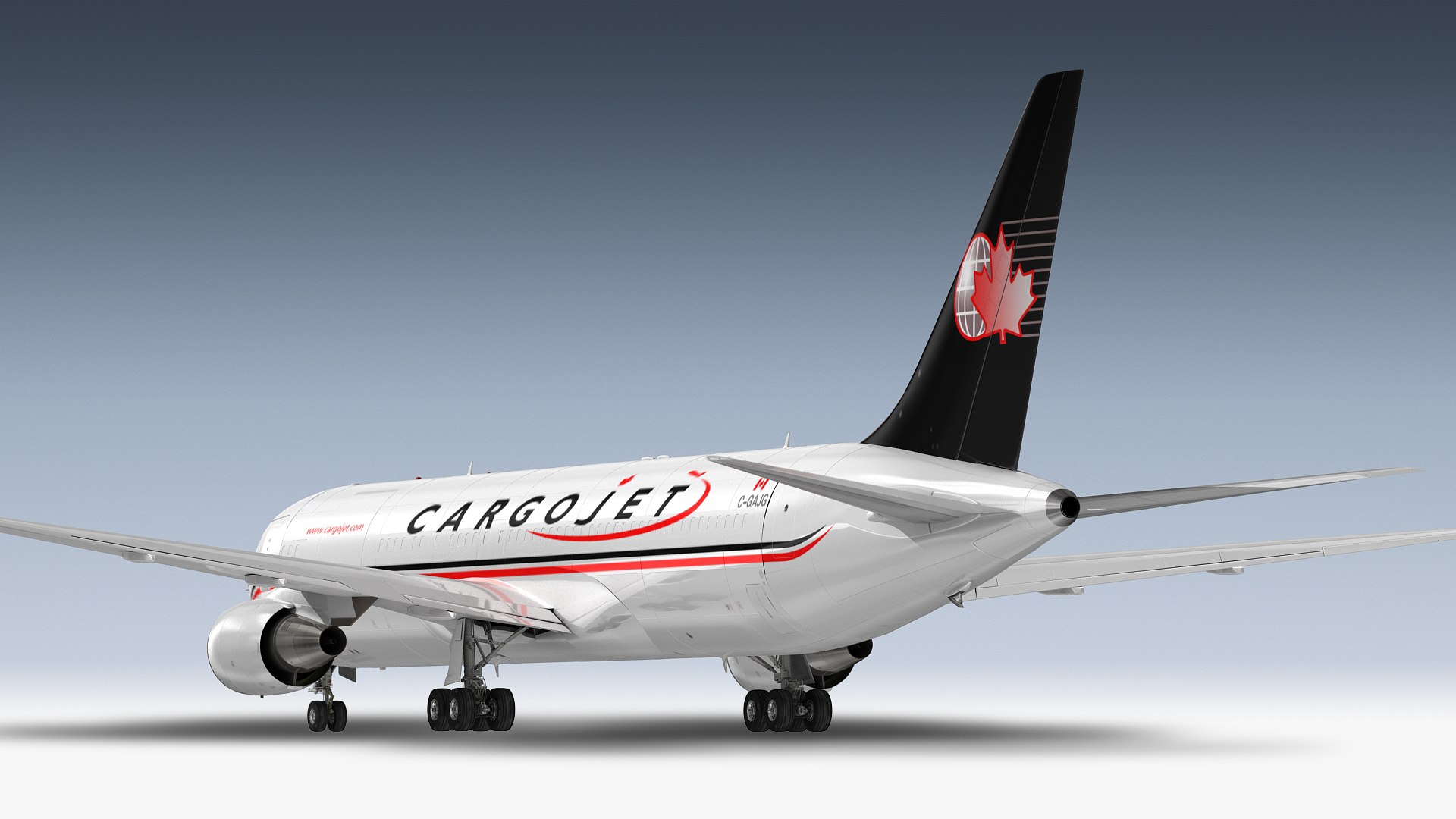 Boeing 767-300BCF Cargojet 3D Model - TurboSquid 2380106