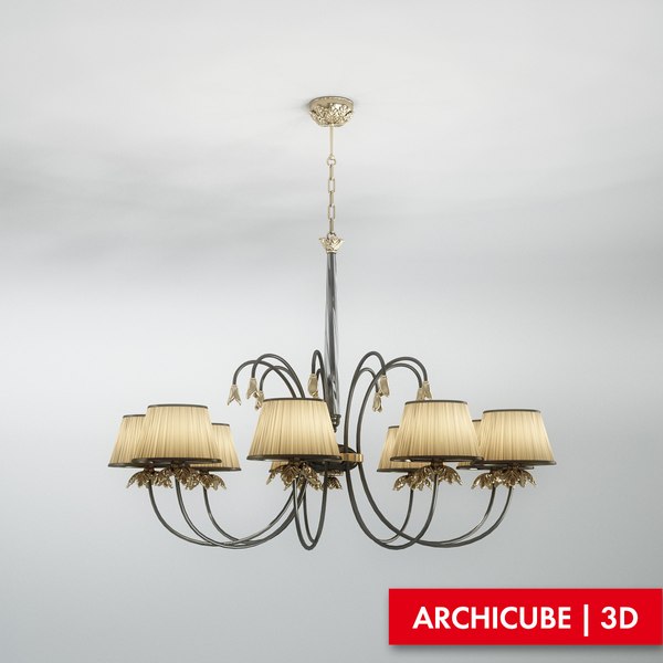 3d ceiling lamp model