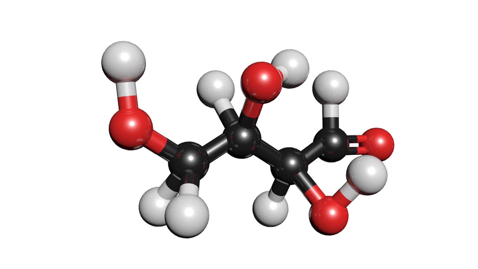 3D Threose Molecule C4h8o4 Model - TurboSquid 1427185