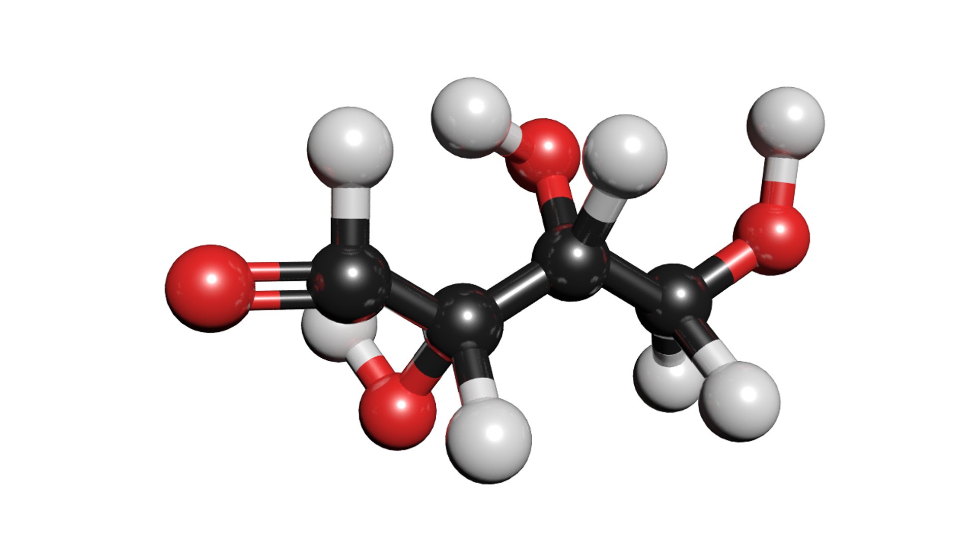 3D Threose Molecule C4h8o4 Model - TurboSquid 1427185