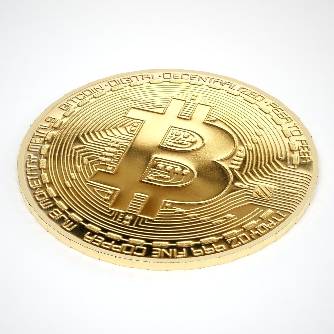 3D Bitcoin Model - TurboSquid 2384389