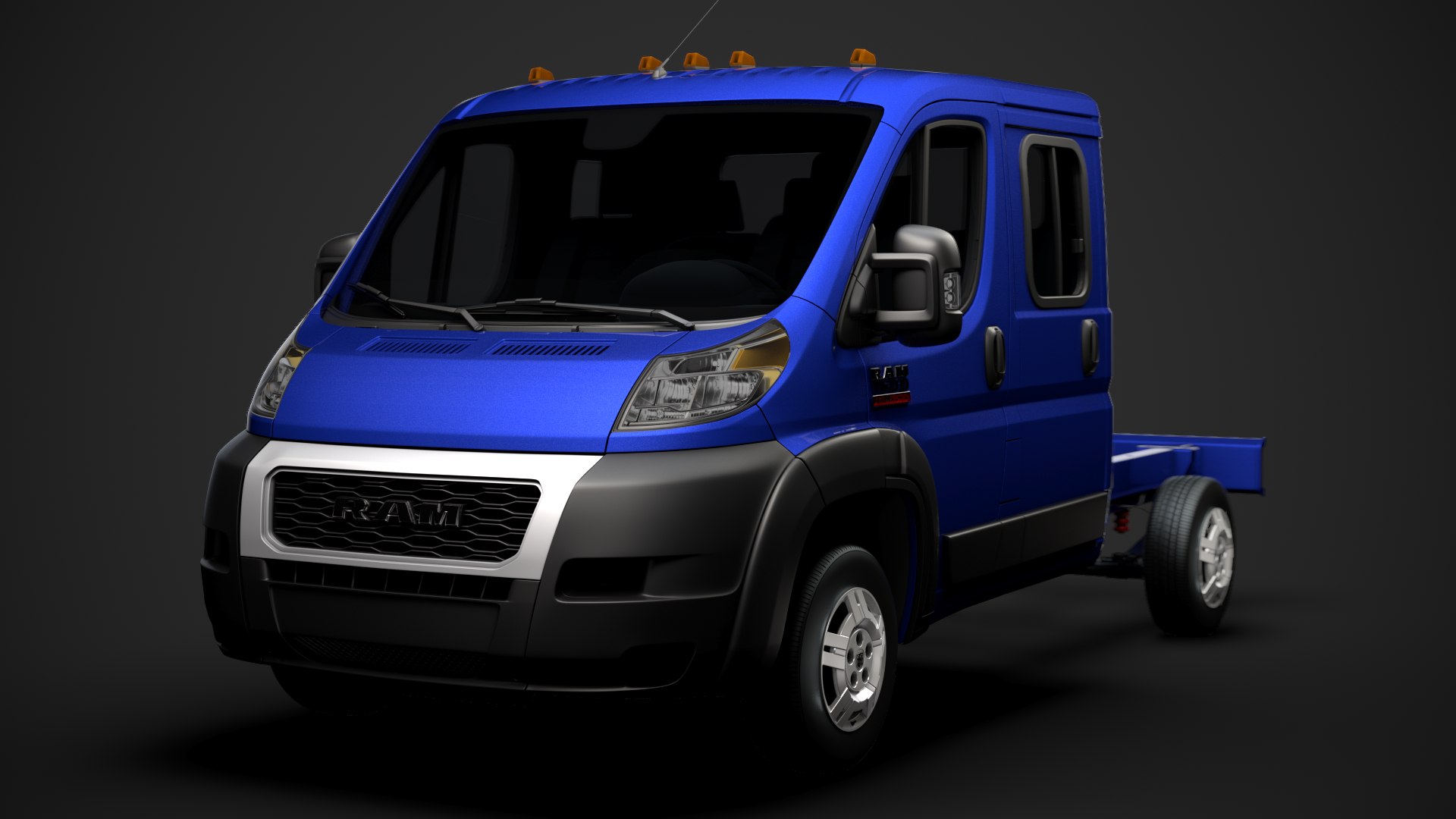 3D model ram promaster truck crew - TurboSquid 1463821