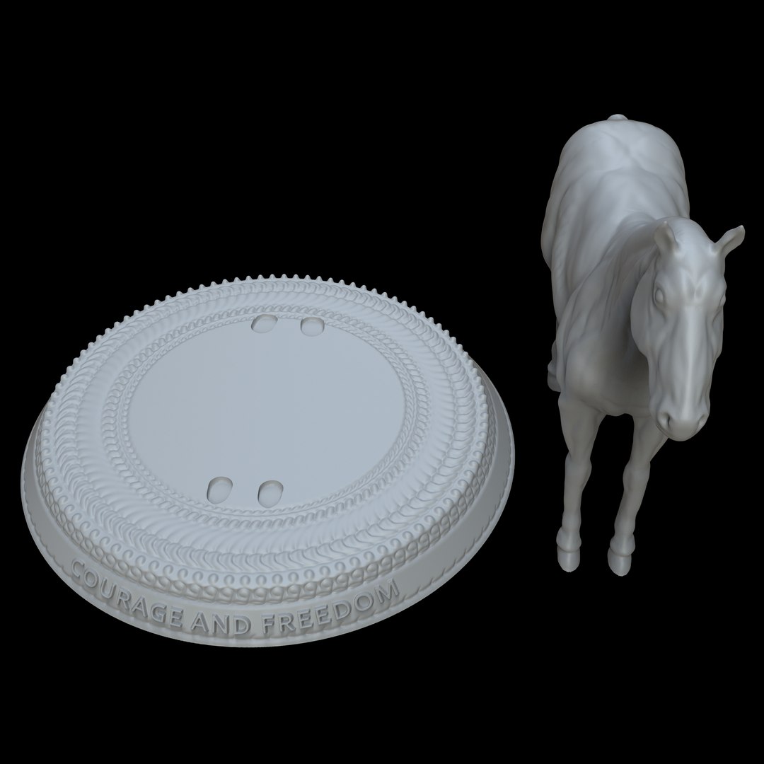 3D HORSE Miniature Printable Model - TurboSquid 2036076