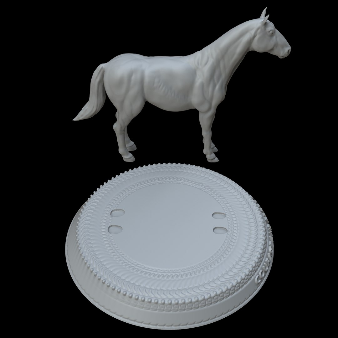 3D HORSE Miniature Printable Model - TurboSquid 2036076