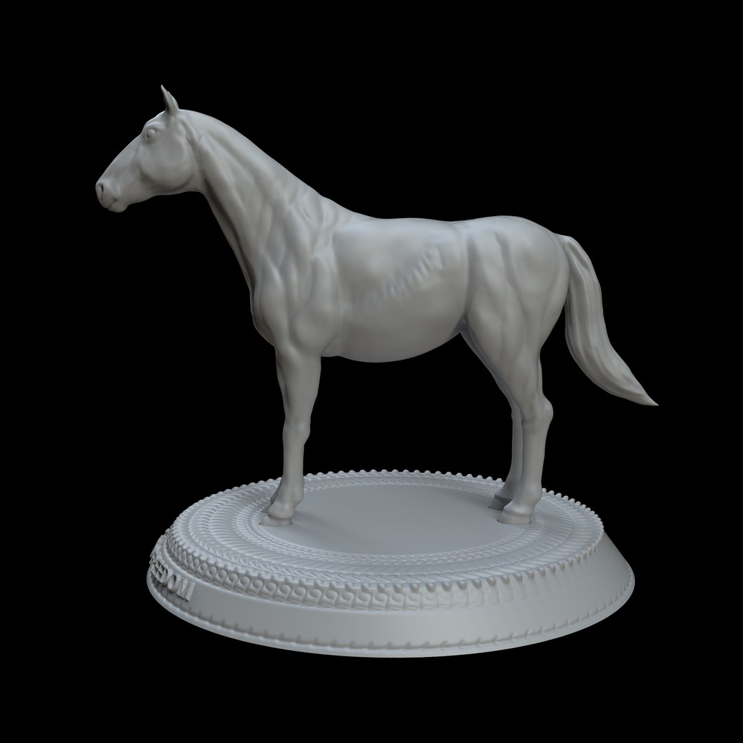 3D HORSE Miniature Printable Model - TurboSquid 2036076