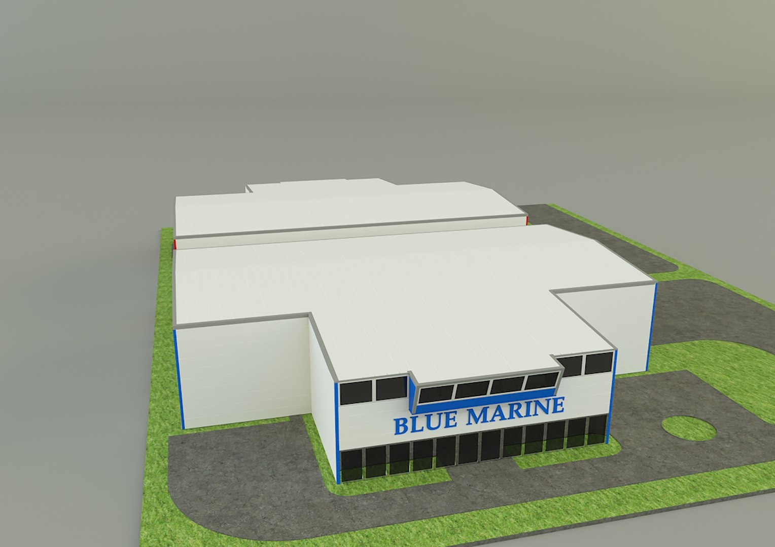 3D Industrial Hall Marine Buildings - TurboSquid 2063148